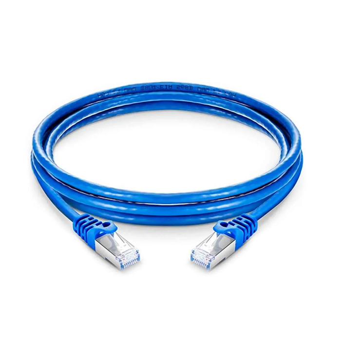 HENTEL - PATCH CORD 3FT CATEGORIA 6A AZUL BLINDADO